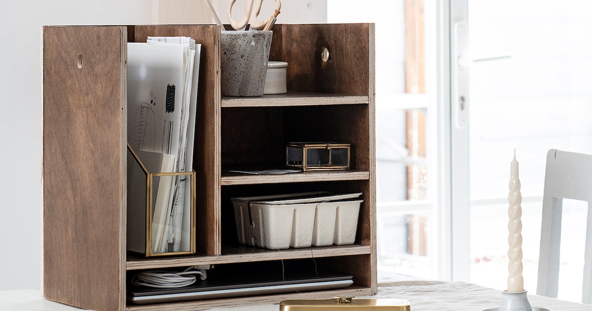 Do it yourself: zo maak je een workstation van hout | vttv | vtwonen