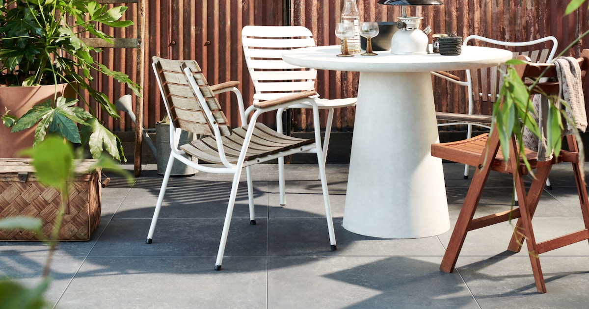 vtwonen collectie tuintegels Chateau Black